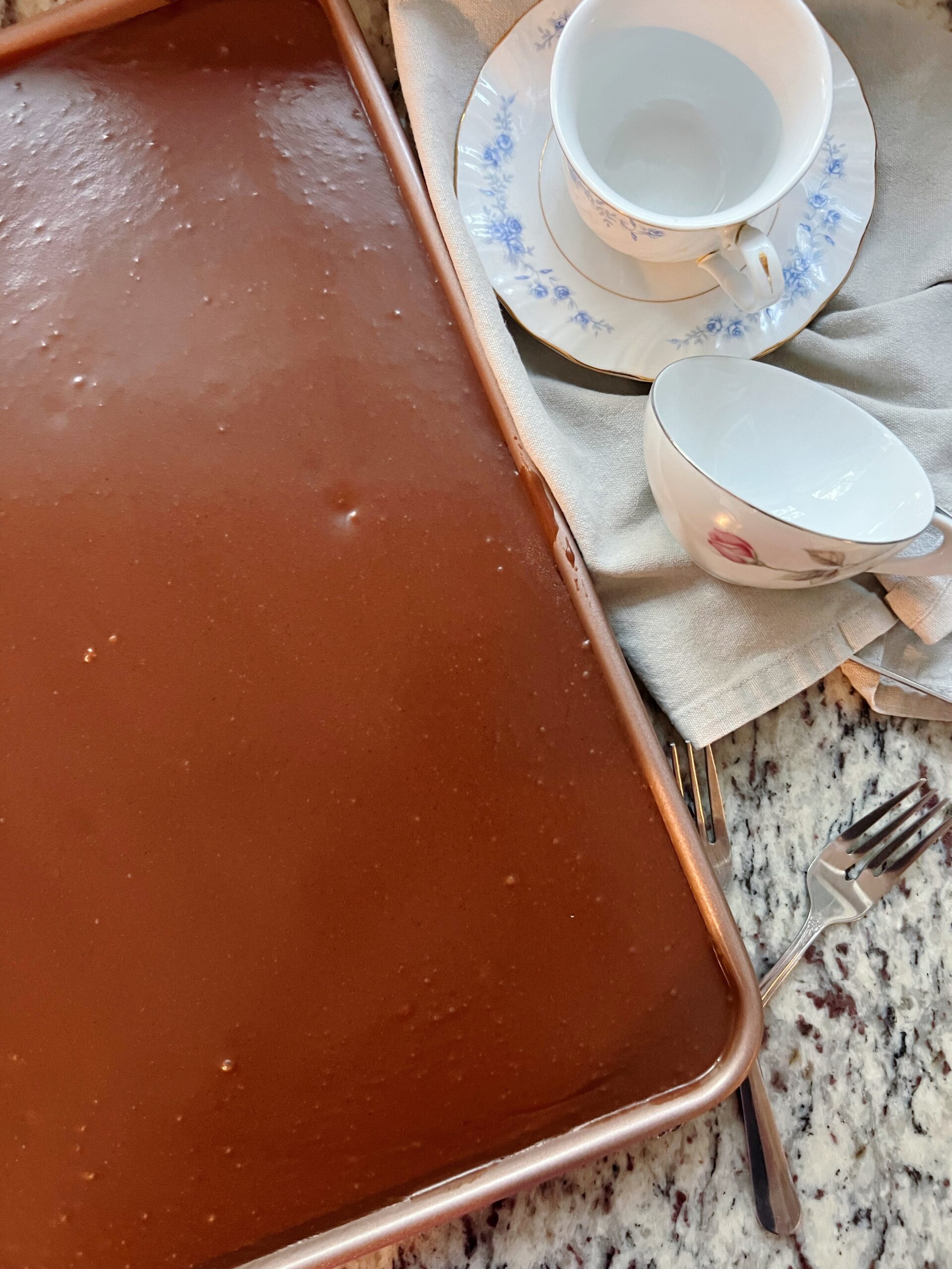 EASY Gluten Free Chocolate Texas Sheet Cake Recipe – A Lovely Nook